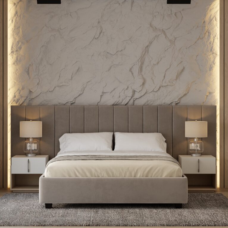 Pat Piano New – tăblie lată și design modern, cu panouri verticale